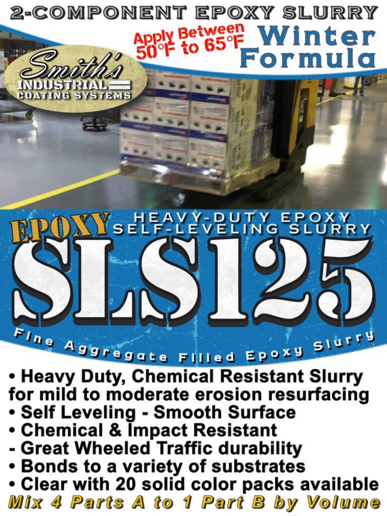 Epoxy SLS100 – Heavy-Duty Self-Leveling Epoxy Slurry - Smith Paints